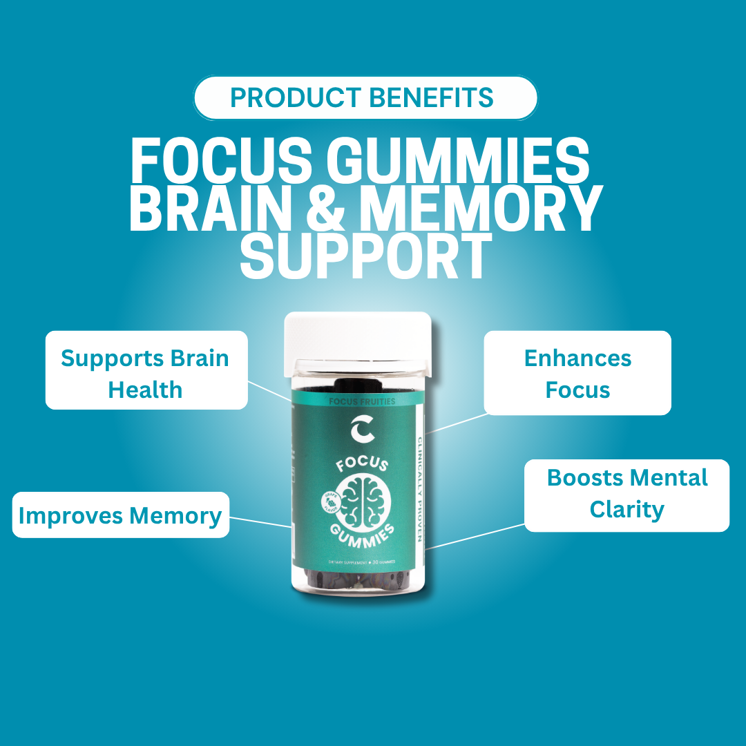 Focus Gummies - Brain & Memory Support – Carmens Medicinals