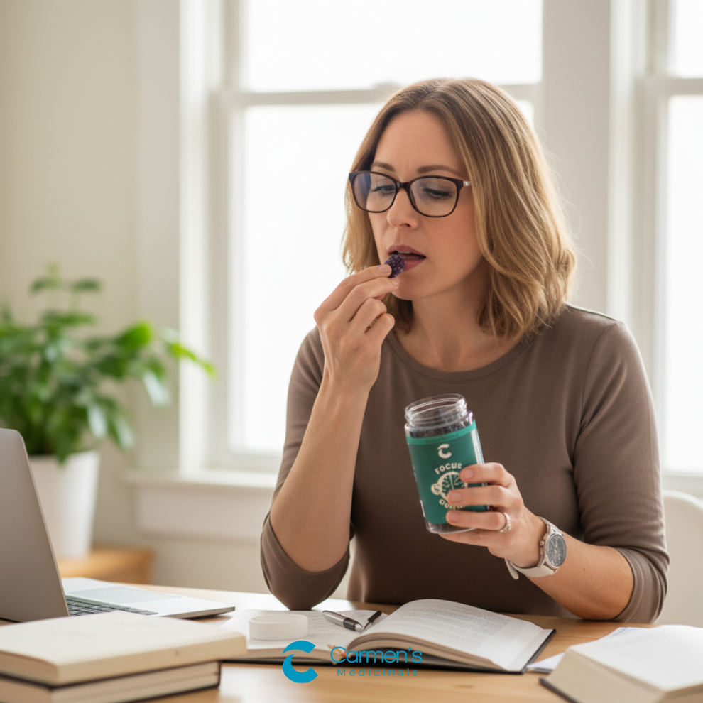 Focus Gummies - Brain & Memory Support – Carmens Medicinals